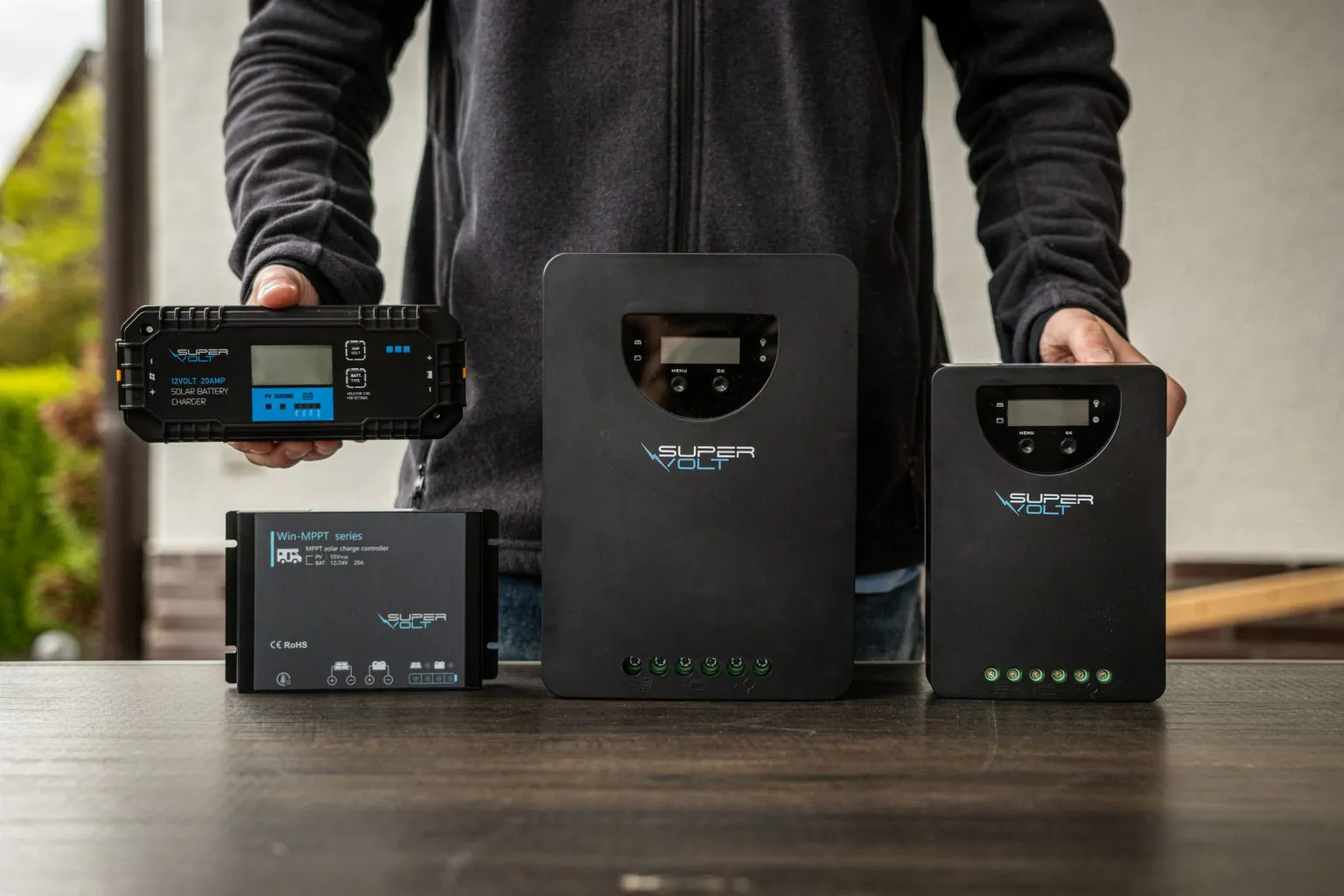 MPPT Solarregler 40A 12/24V LiFePO4 Bluetooth - Supervolt