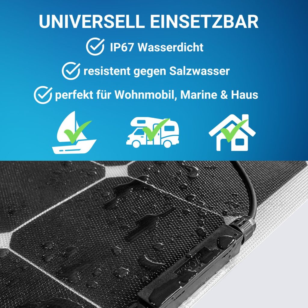Supervolt Solar Flex 210W - Flexibles Solarmodul - Back Contact ...